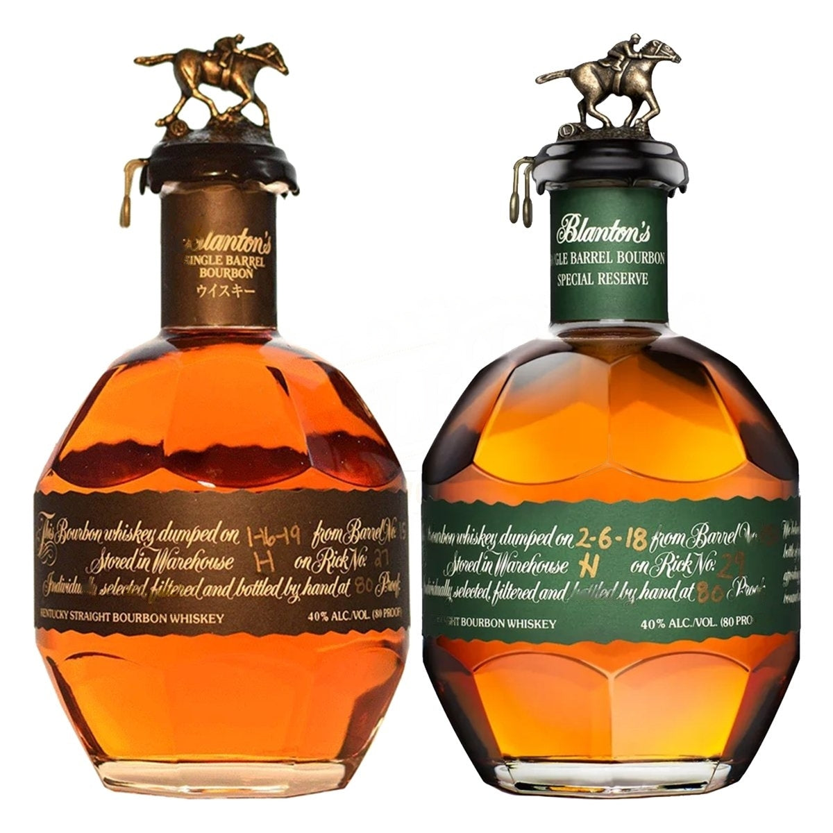 Blanton's Black Label & Green Label Bundle – Craft City