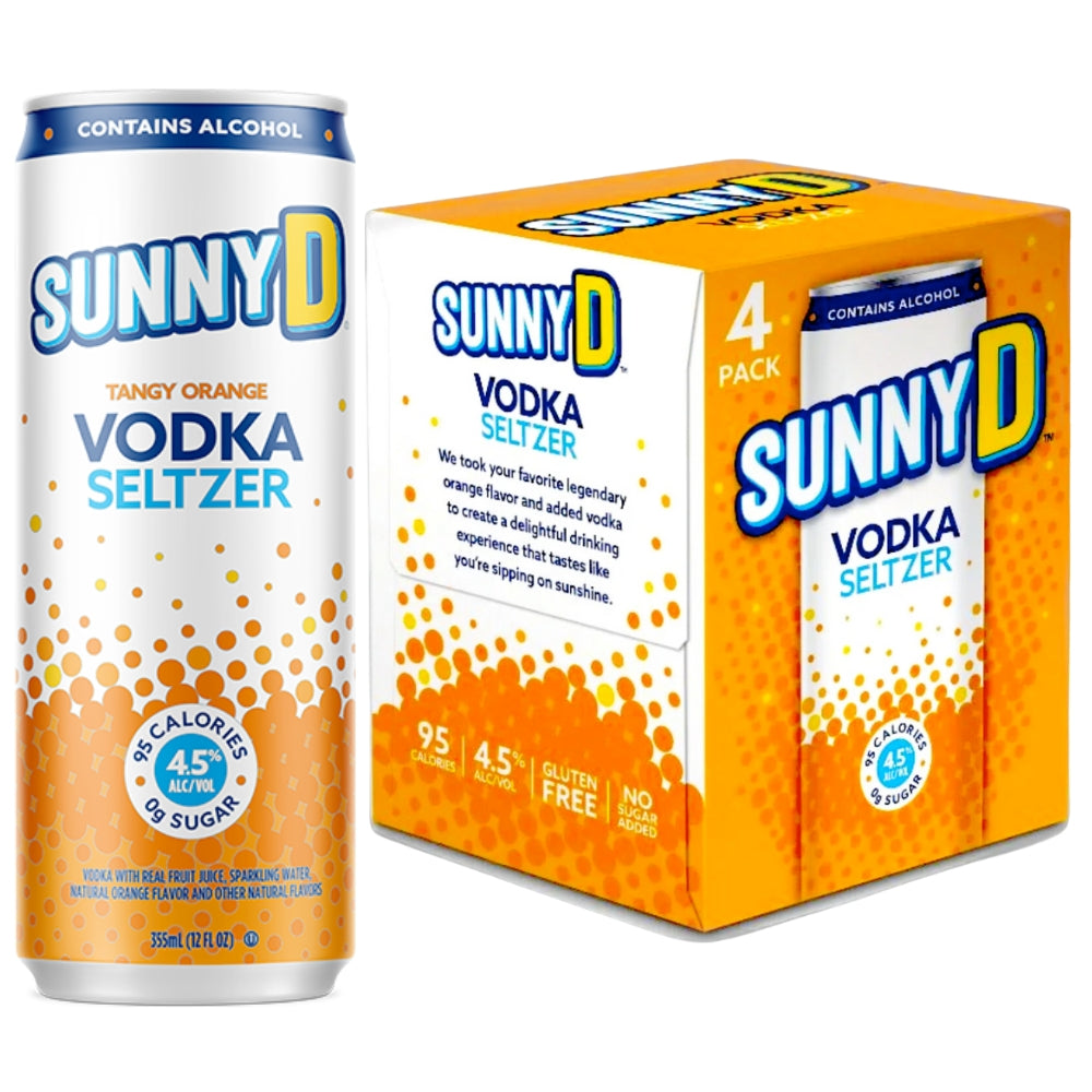 Buy Sunny D Vodka Seltzer 4PK Online | Shop and Order now from Craft City