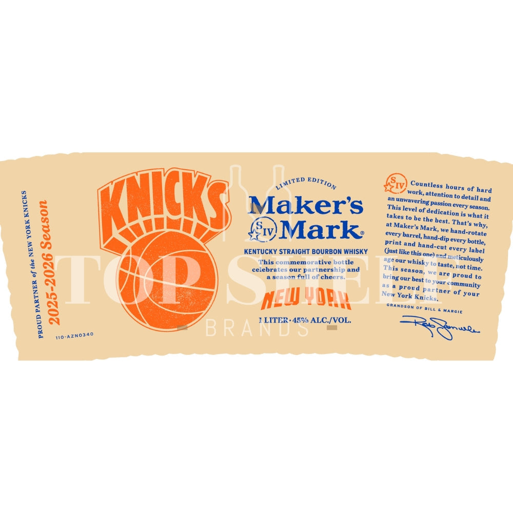 Buy Maker’s Mark New York Knicks 2025-2026 Season Online – Craft City