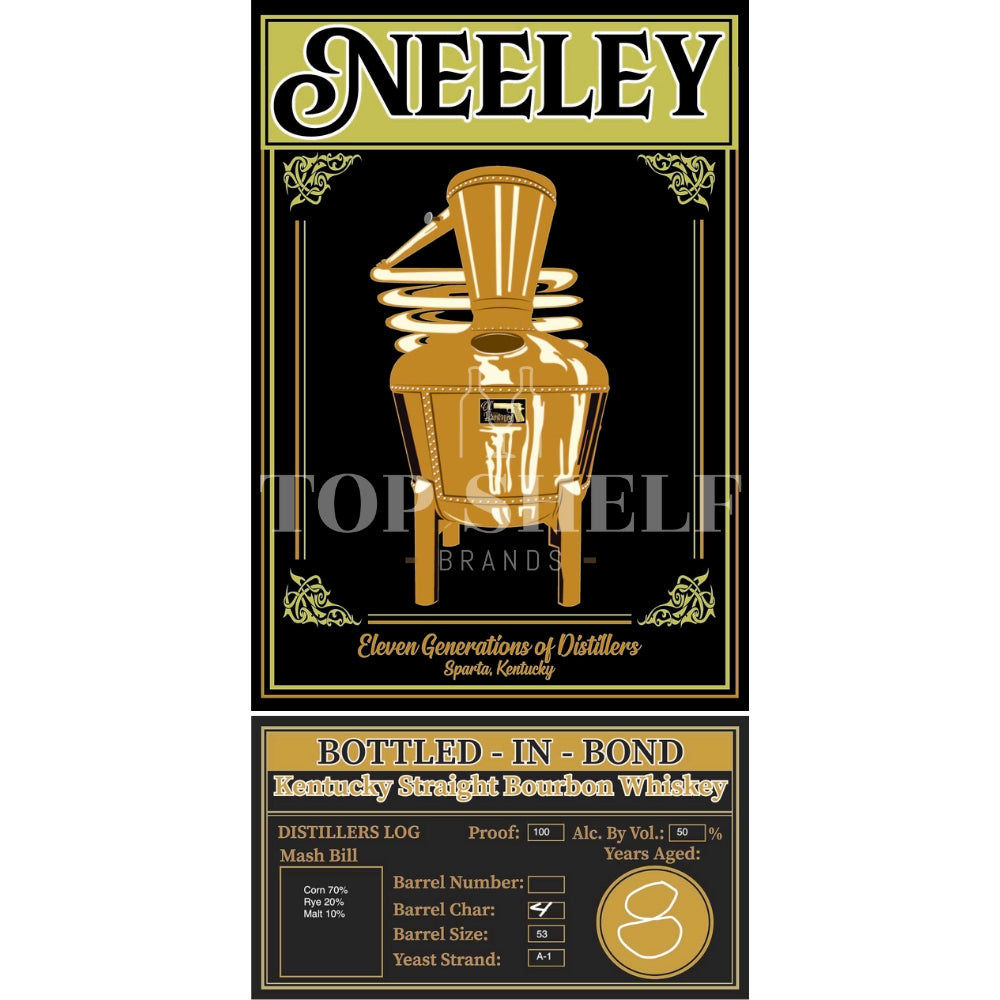 Buy Neeley 8 Year Old Bottled in Bond Rye Online – Craft City