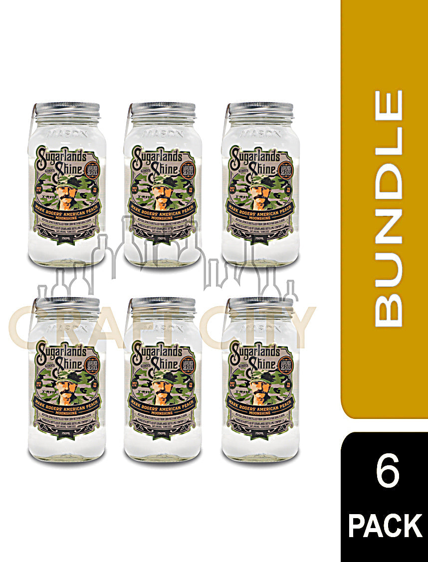 Buy Sugarlands Mark Rogers American Peach Moonshine 6pk Bundle Online ...