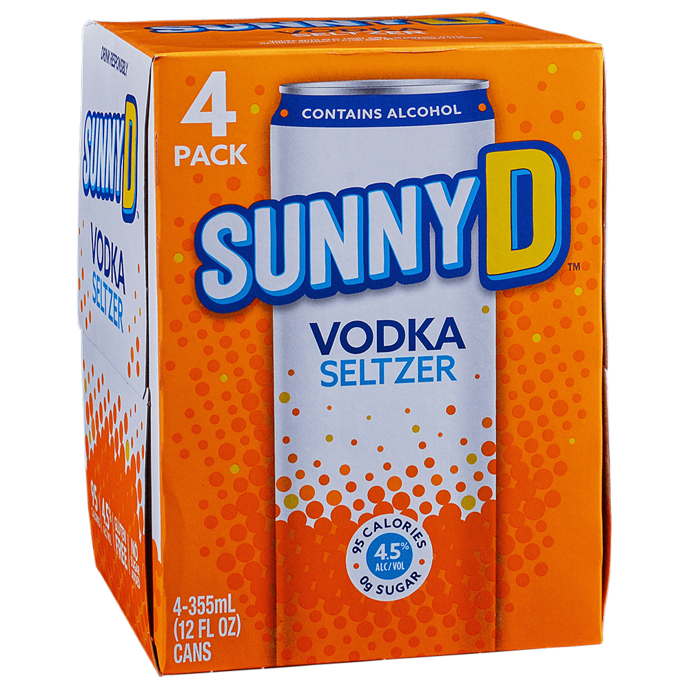Buy Sunny D Vodka Seltzer 4PK Online | Shop and Order now from Craft City