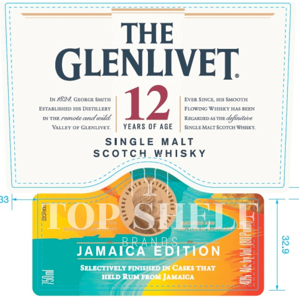 Buy The Glenlivet Jamaica Edition 12 Year Old Online – Craft City