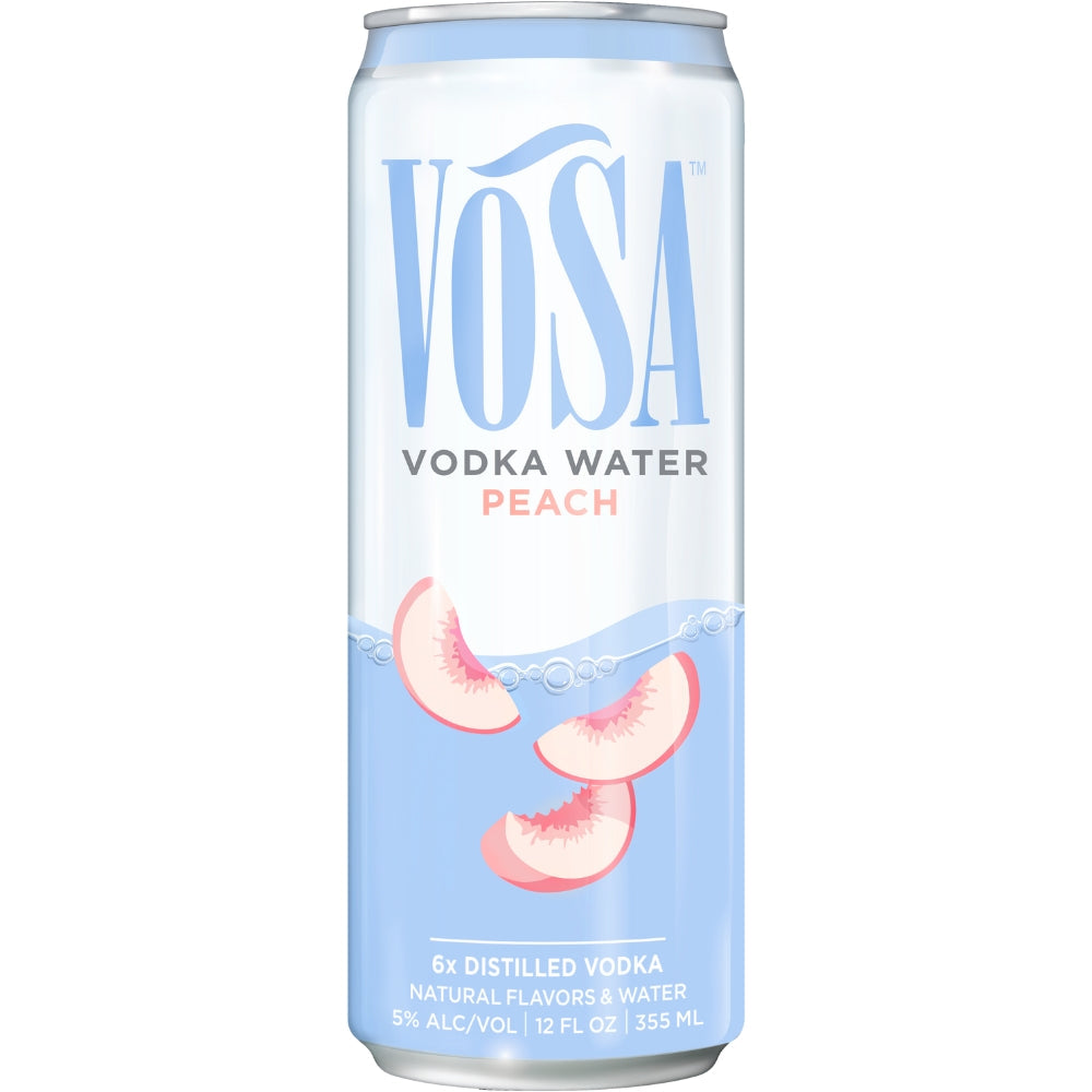 Buy Vosa Peach Vodka Water Online | Kate Upton Cocktails – Craft City