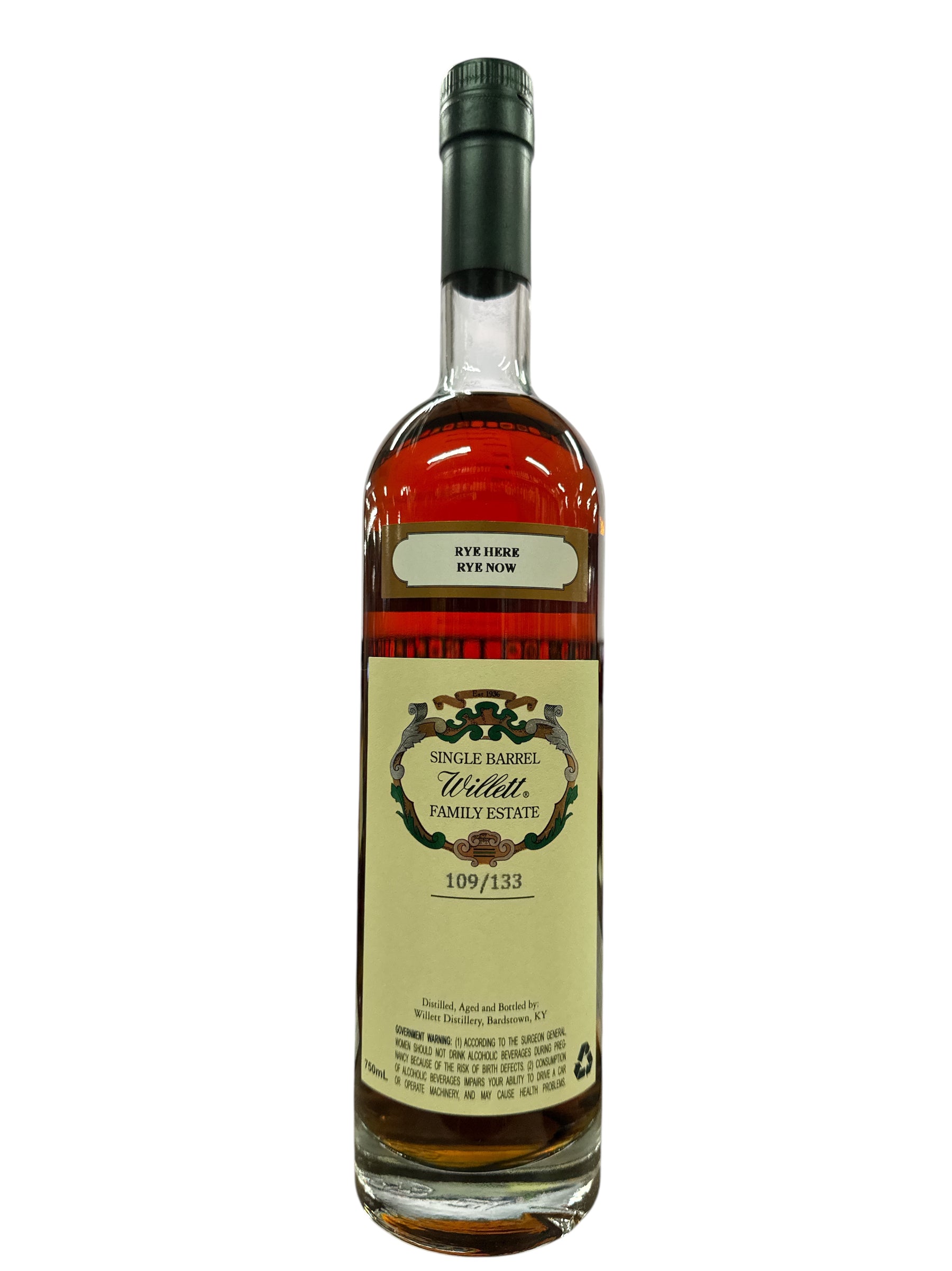 Buy Willett Family Estate Single Barrel 11 Year Old Rye Whiskey #2431 ...