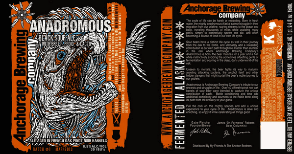 Anchorage Anadromous Black Sour 750ml | Buy Craft Beer Online | Shop ...