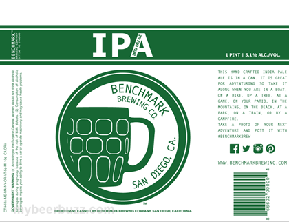 Benchmark IPA 4 pack cans | Buy Craft Beer Online | Shop and Order Now ...