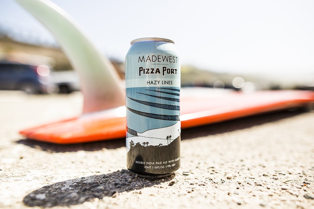 MadeWest Pizza Port Hazy Lines Double IPA 16oz can | Buy Craft Beer ...
