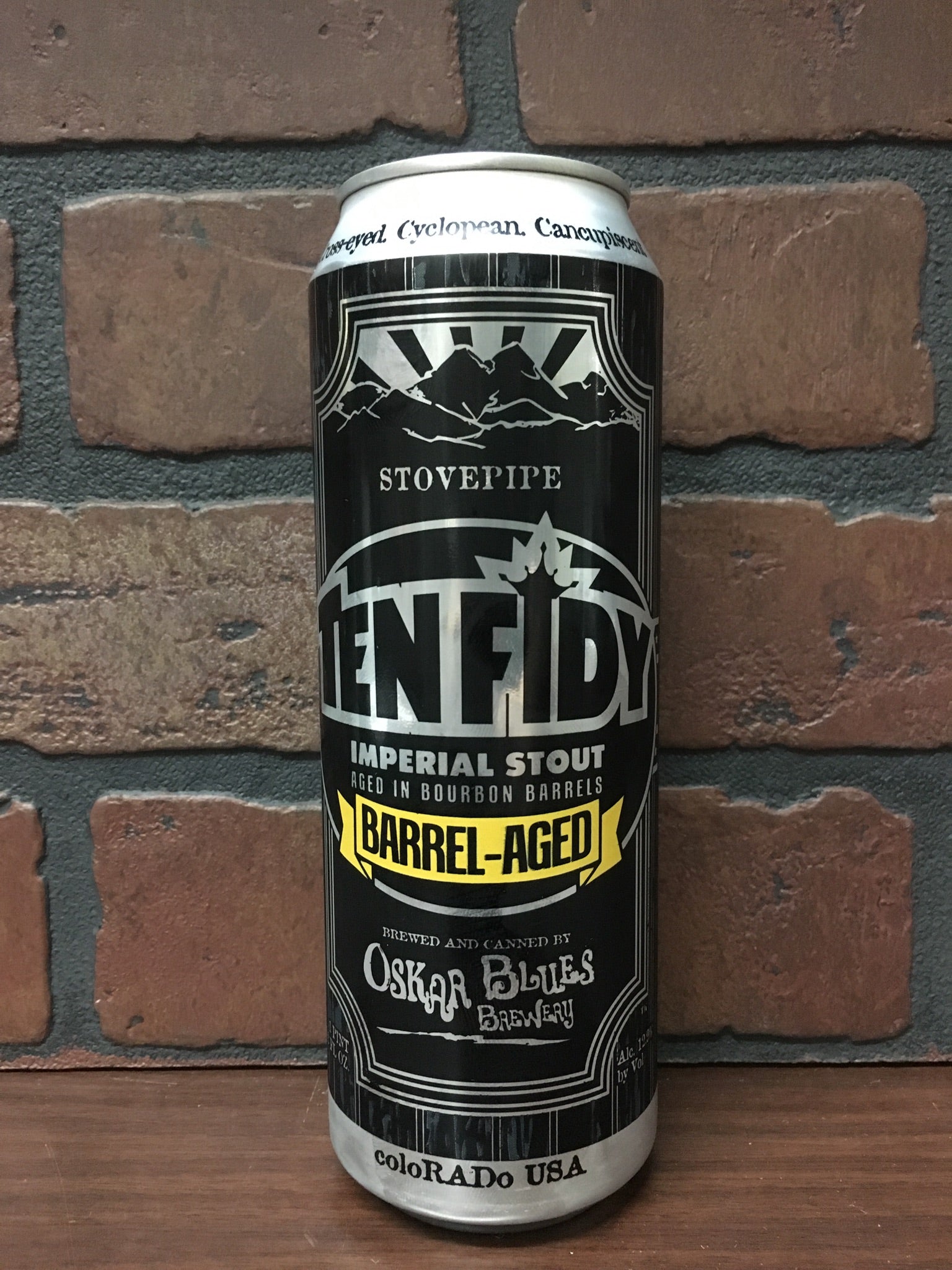 Oskar Blues Ten FIDY Barrel Aged 19.2oz can | Buy Craft Beer Online ...
