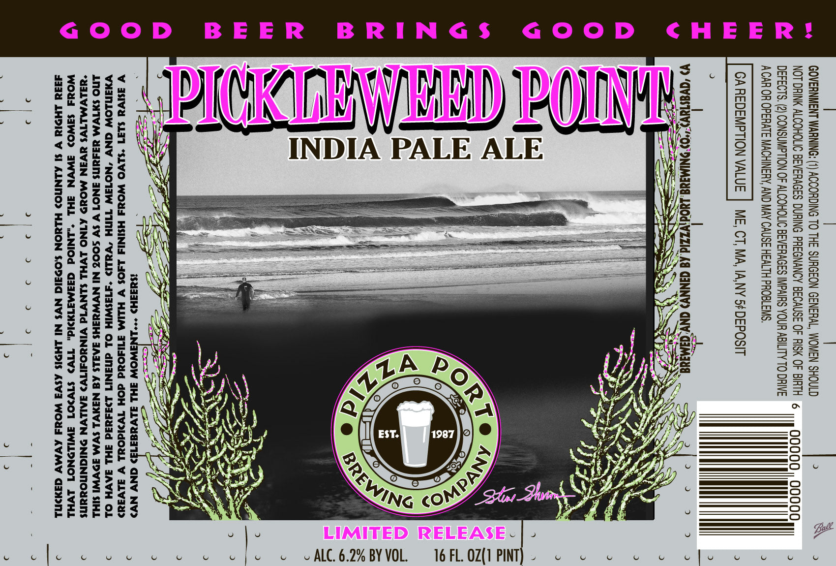Pizza Port Pickleweed Point 6 pack cans | Buy Craft Beer Online | Shop ...
